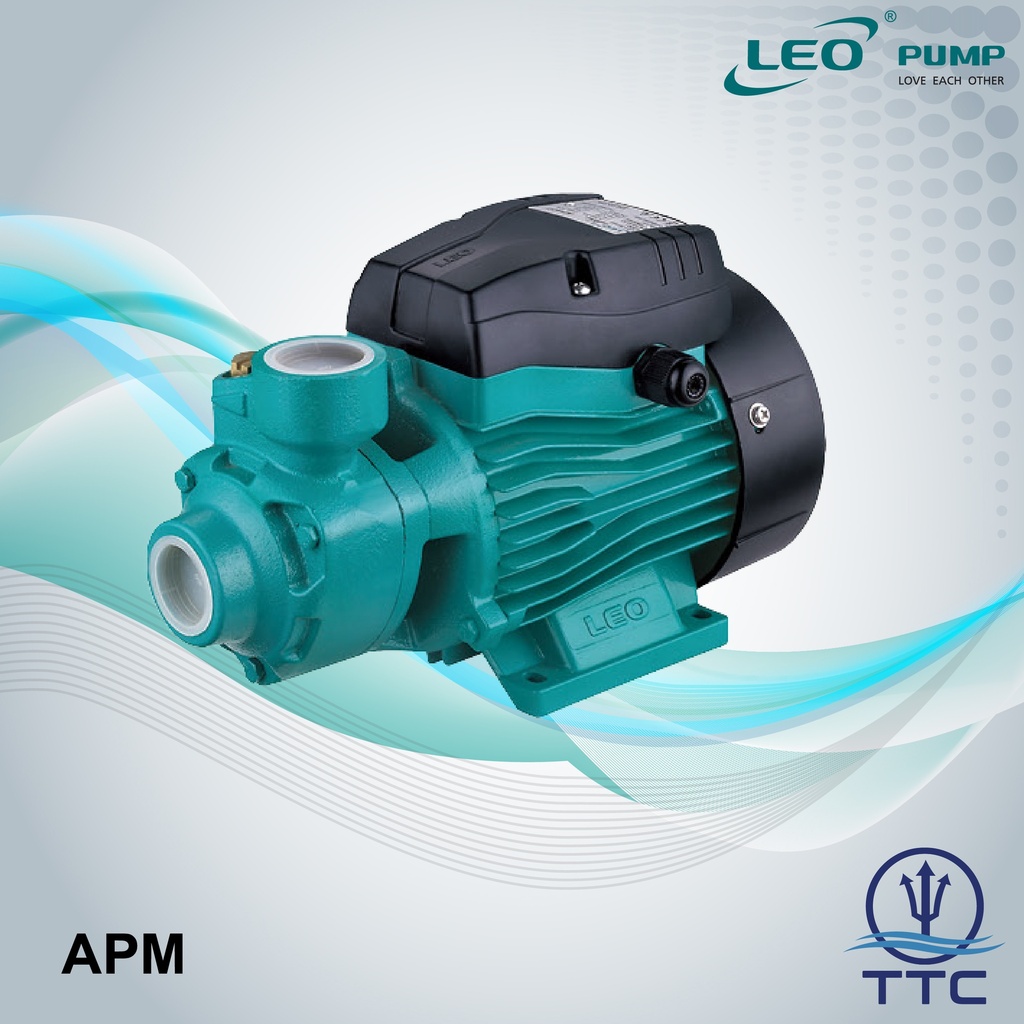 Peripheral Impeller Pump: Model APm-37 x 0.37kW/0.5HP x 1 Phase x Clean ...